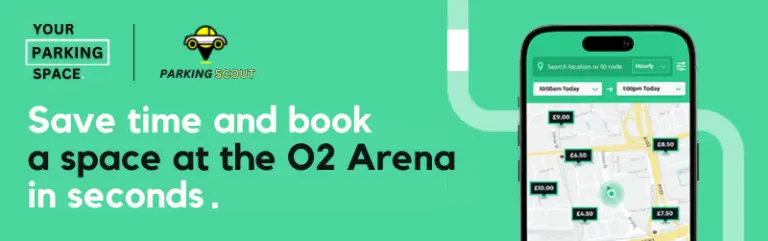 O2 Arena Parking | Parking Scout